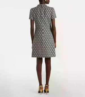 Valentino Garavani Wool Jacquard Minidress - Multicoloured