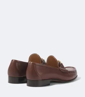 Valentino Garavani Vlogo Signature Leather Loafers