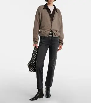 AGOLDE Valen Mid-rise Straight Jeans - Grey