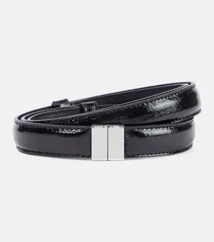 TOTEME Leather Belt - Black