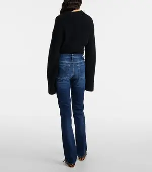 7 For All Mankind Kimmie High-rise Straight Jeans