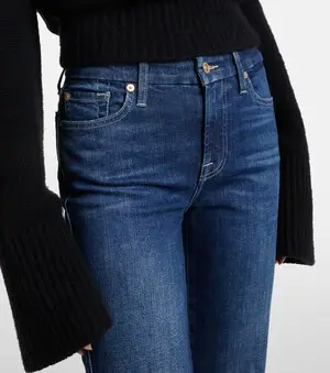 7 For All Mankind Kimmie High-rise Straight Jeans