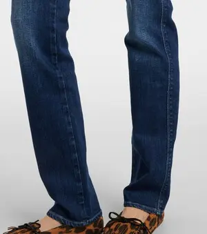 7 For All Mankind Kimmie High-rise Straight Jeans