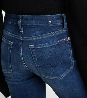 7 For All Mankind Kimmie High-rise Straight Jeans