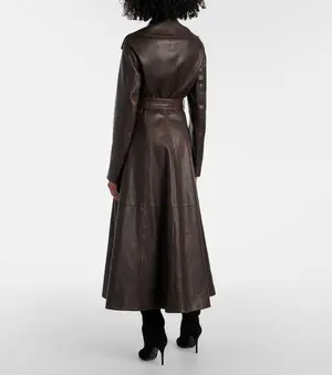Alaïa Leather Coat