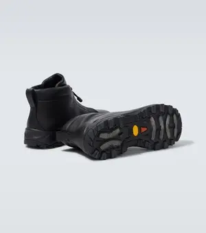 Zegna Triple Stitch Vetta Leather Sneakers