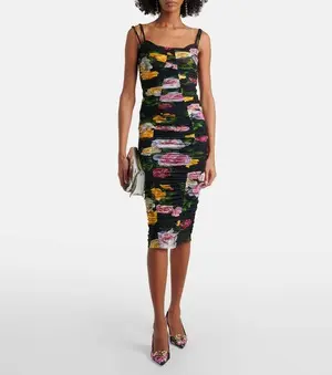 Dolce & Gabbana Lollo Embellished Floral Pumps - Black