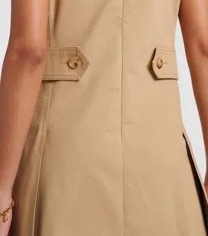Chloé Cotton Satin Mini Dress
