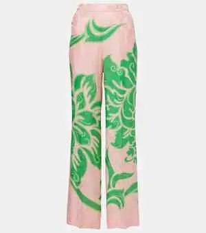 Etro Printed Straight Pants