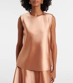 Carolina Herrera Satin Top