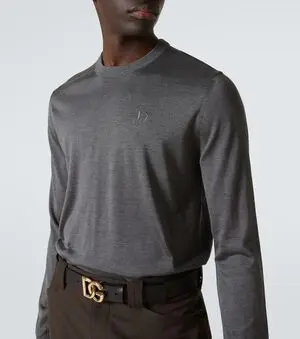 Dolce & Gabbana Logo Silk Sweater