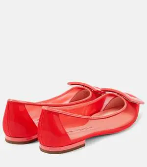 ROGER VIVIER Gommettine Ballet Flats - Red