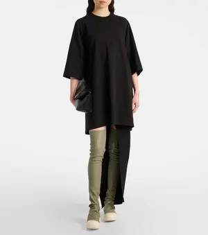 Rick Owens Over-the-knee Leather Sneakers - Green