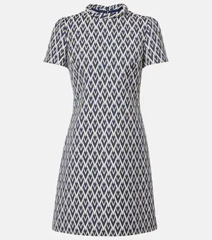Valentino Garavani Wool Jacquard Minidress - Multicoloured
