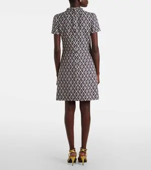 Valentino Garavani Wool Jacquard Minidress - Multicoloured