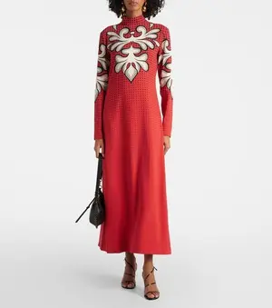 La DoubleJ Halle Printed Midi Dress - Multicoloured