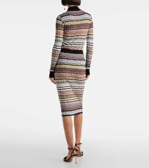Missoni Striped Cotton-blend Midi Skirt