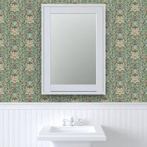 Spoonflower Asian Floral Chinese Scroll Regal Vine Traditional Wallpaper