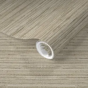 Spoonflower Natural Tan Taupe Beach Custom Pre-pasted Wallpaper - Beige