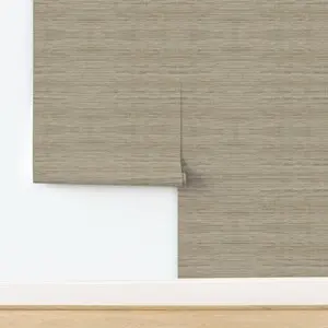 Spoonflower Natural Tan Taupe Beach Custom Pre-pasted Wallpaper