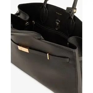 DEMELLIER The Hudson Leather Tote Bag - Black