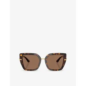 Dolce & Gabbana Dg4474 Cat-eye Sunglasses - Brown