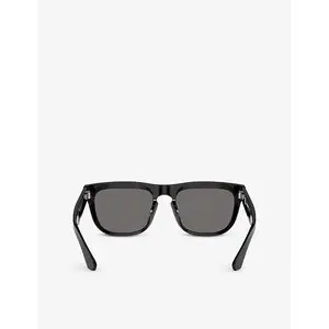 Burberry Be4431u Rectangle-frame Sunglasses - Black