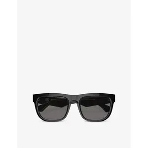 Burberry Be4431u Rectangle-frame Sunglasses - Black