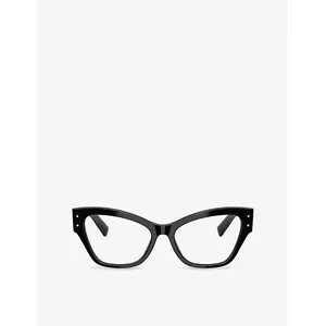 Dolce & Gabbana Dg3404 Irregular-frame Optical Glasses - Black