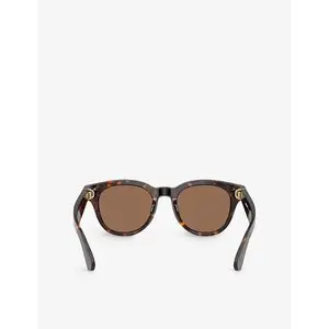Burberry Be4439 Round-frame Sunglasses - Brown