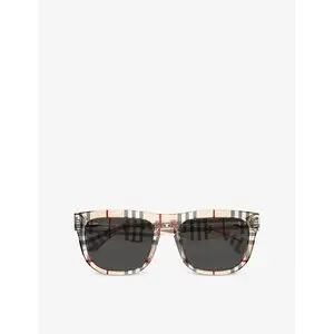 Burberry Rectangle Frame Sunglasses - Grey