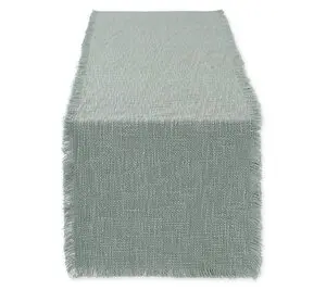 DESIGN IMPORTS Basket Fringe Table Runner - One-color