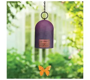 REGAL ART & GIFT Sentiment Wind Bell Butterfl Y