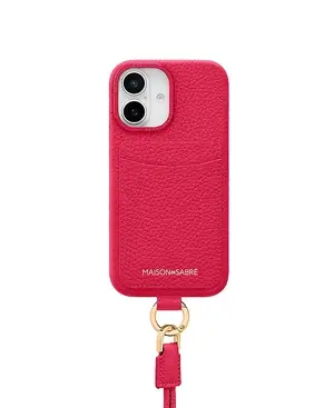 MAISON DE SABRE Maison De Sabra Sling Phone Case - Shibuya Fuchsia