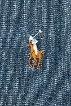 Polo Ralph Lauren Sport Shirt In Blue - Denim