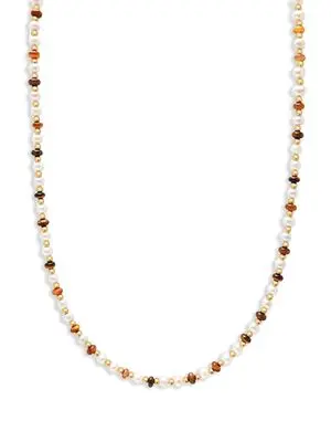 NIALAYA JEWELRY Bead Necklace - Gold