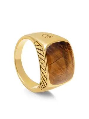 NIALAYA JEWELRY Plated Steel Ring - Gold
