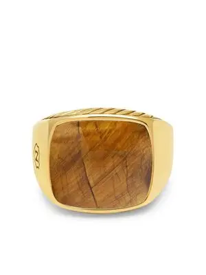 NIALAYA JEWELRY Plated Steel Ring - Gold