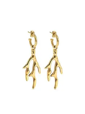GOOSSENS Corail Talisman Iconiques Hoop Earrings - Gold