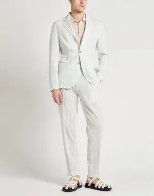 Emporio Armani Suit Size Cotton, Viscose, Linen, Silk