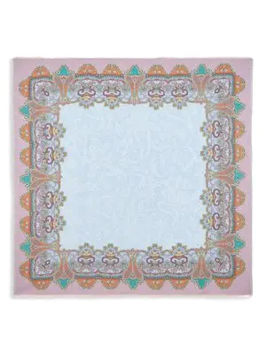 Etro Paisley-print Scarf Blue