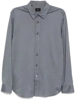 Brioni Classic Collar Shirt - Blue
