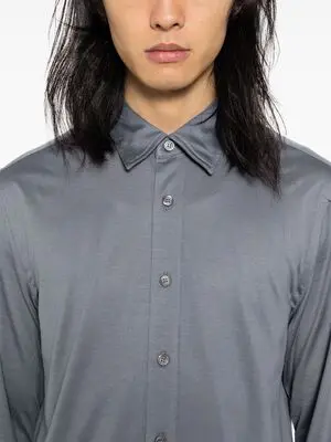 Brioni Classic Collar Shirt - Blue