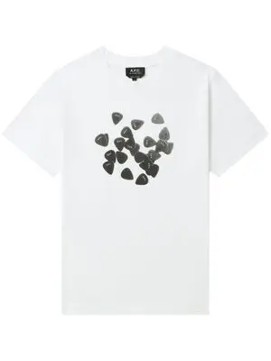 A.p.c. Logo-print T-shirt - White