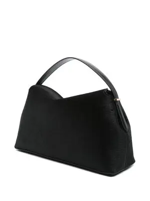TOTEME T-lock Pony Hair Top Handle Bag - Black