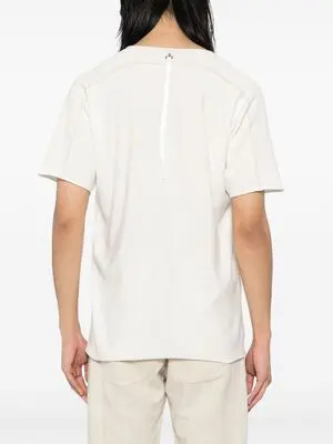 LABEL UNDER CONSTRUCTION Raw Edge T-shirt - White