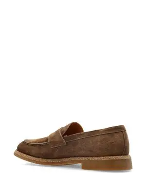 Eleventy Suede Loafers