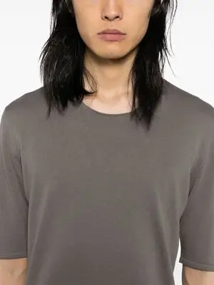 LABEL UNDER CONSTRUCTION Raw Edge T-shirt - Grey