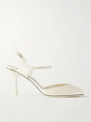 JIMMY CHOO Pixie 80 Satin Mary Jane Pumps