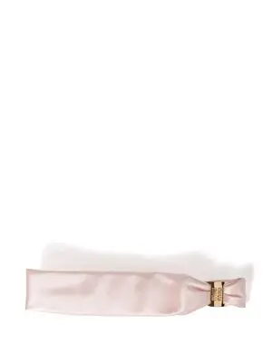 Miu Miu Pink Logo Satin Padded Headband 71618524?w=400 main image 2